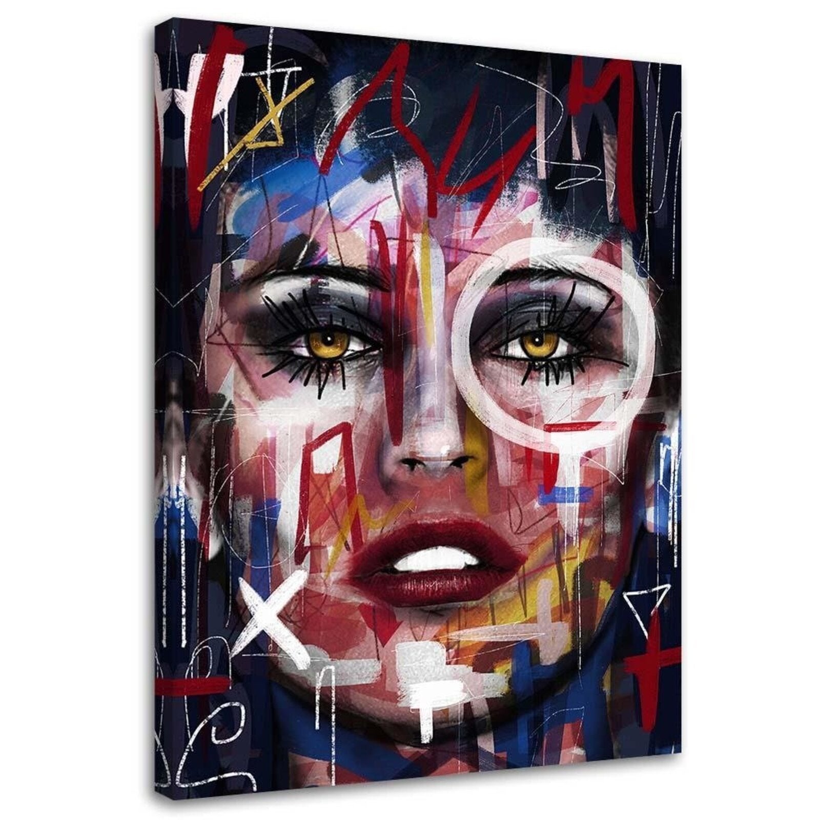Tableau portrait de l'abstraction - 50 x 70 cm | Leroy Merlin