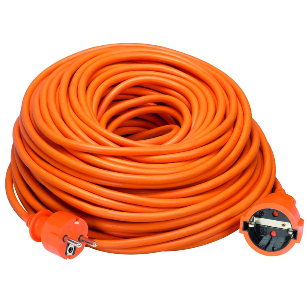 Perel Cable alargador enchufe alemán naranja 40 m | Leroy Merlin