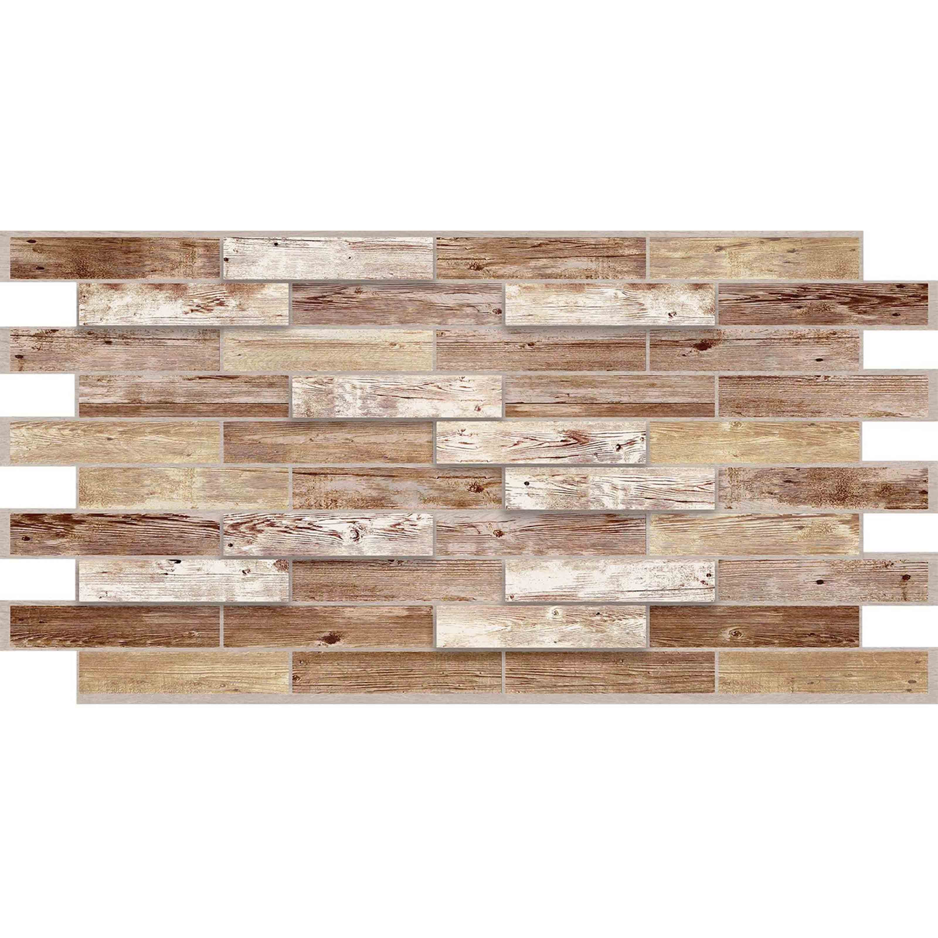 Pannelli 3D Rivestimento a parete in PVC effetto LEGNO Realistici e ...