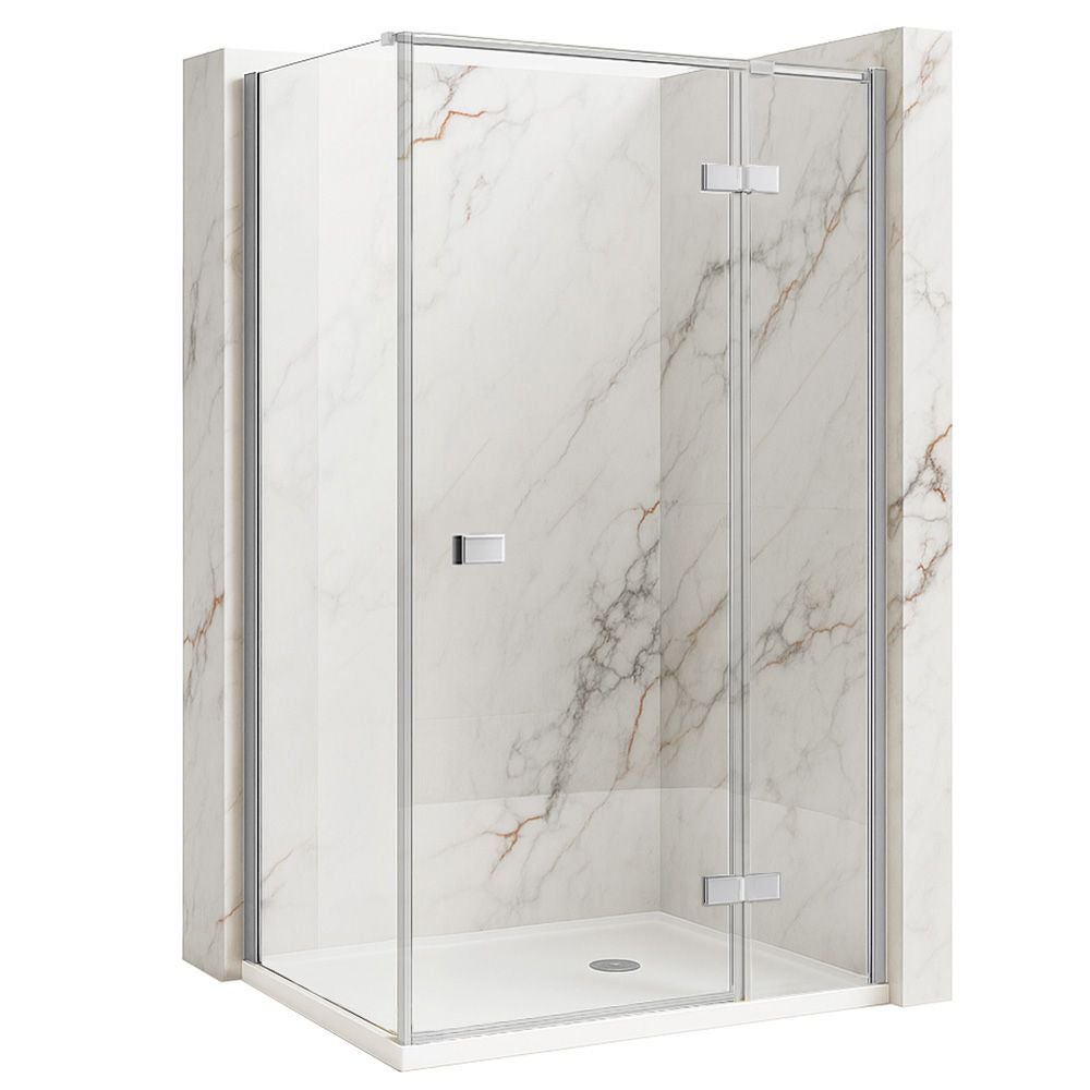 CABINE DE DOUCHE REA ATLAS CHROME 120X100 RIGHT 120X100X200CM | Leroy ...