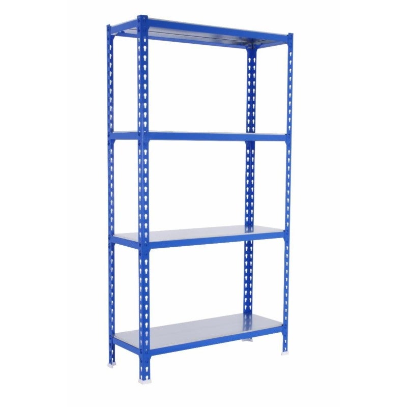 Estanteria SIMONCLICK MEGAPLUS 4/400 1500 AZUL/GALVA - 8425437076749 - Simon Rack | Leroy Merlin