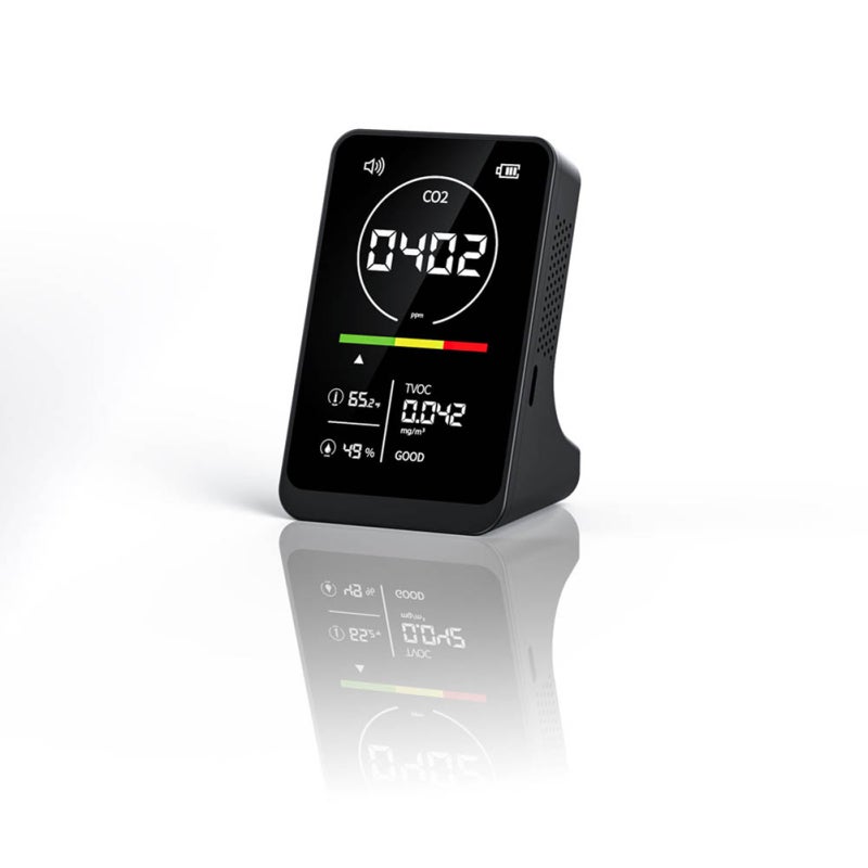Detector de calidad del aire 4 en 1 con medición infrarroja de CO2/TVOC ...