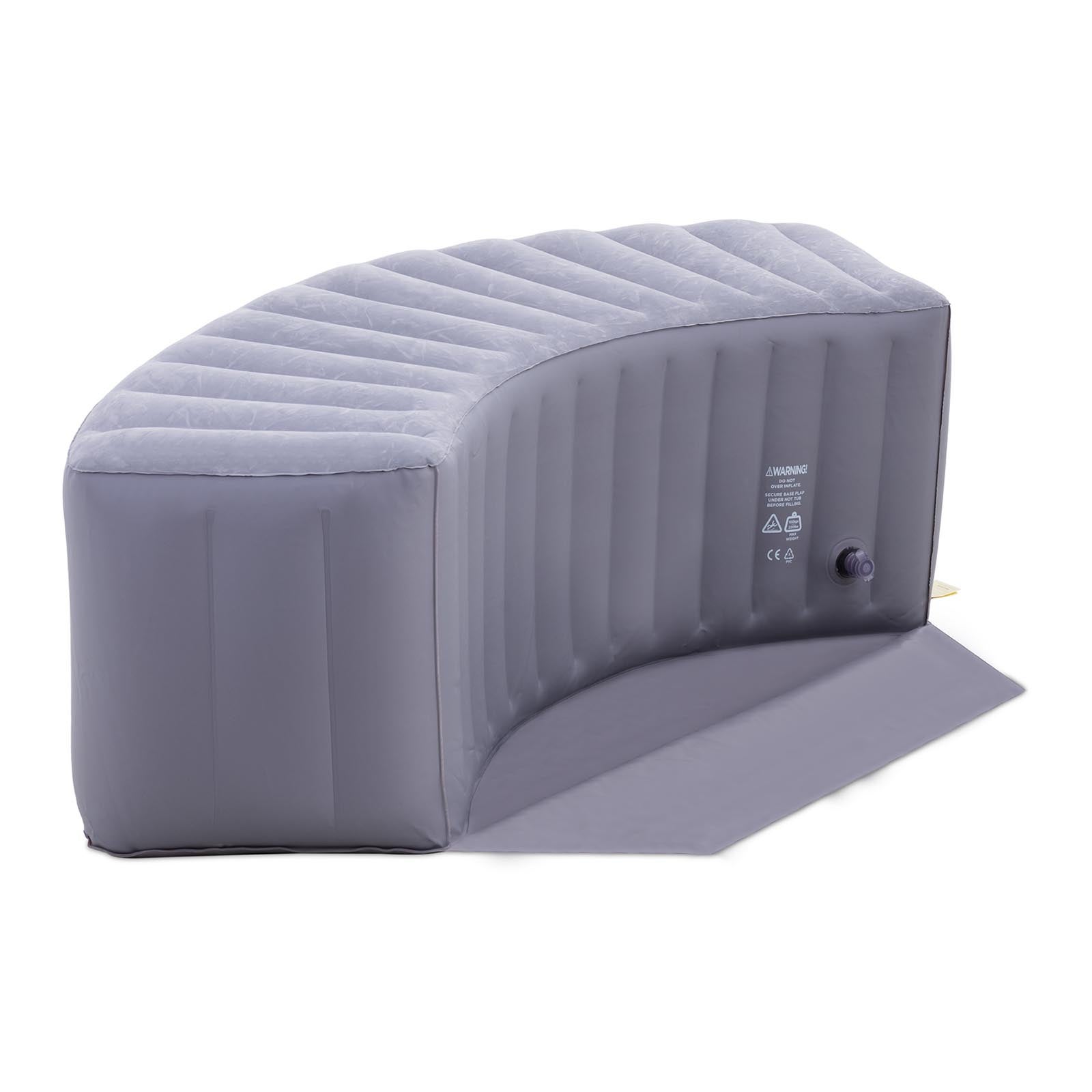 Contour spa gonflable Cadre de spa Rond Gris | Leroy Merlin