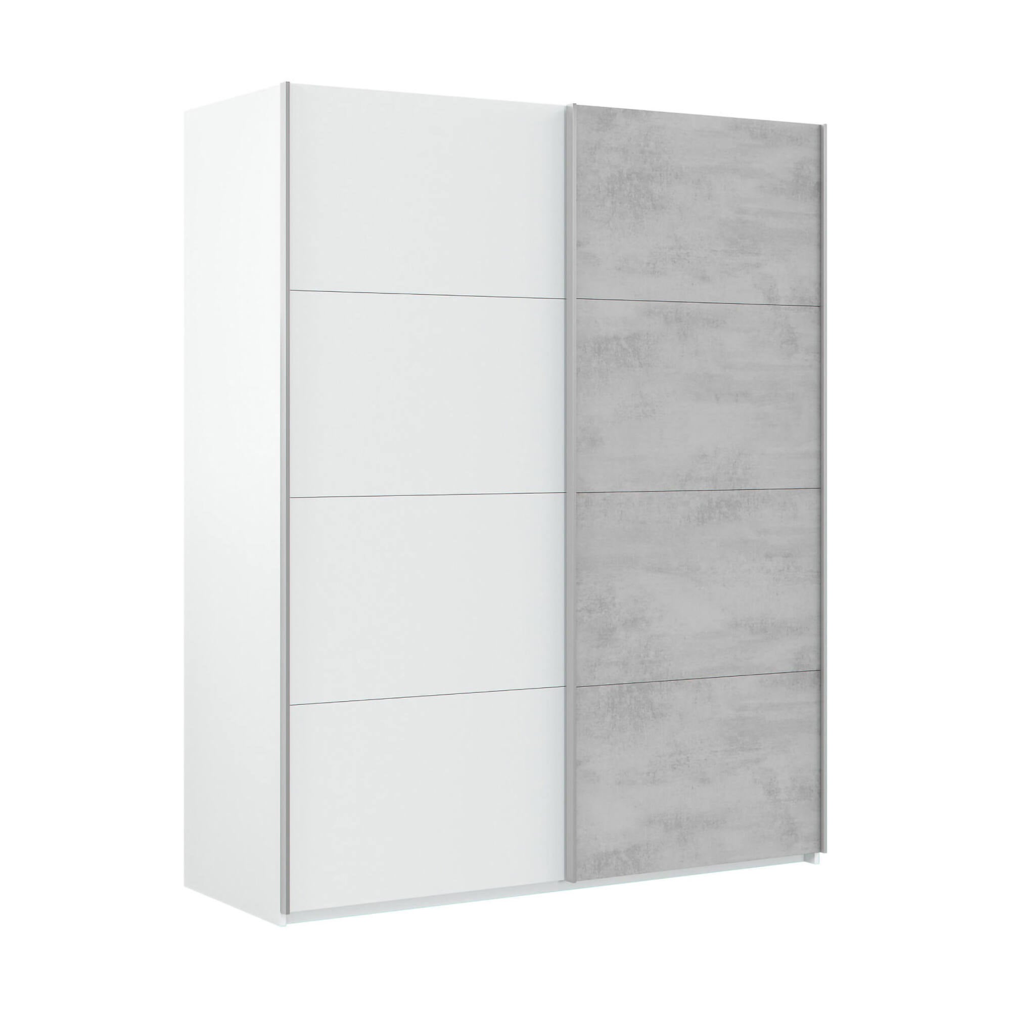 Garde-robe 2 portes Ponce, Armoire de chambre, Armoire avec tringle à ...