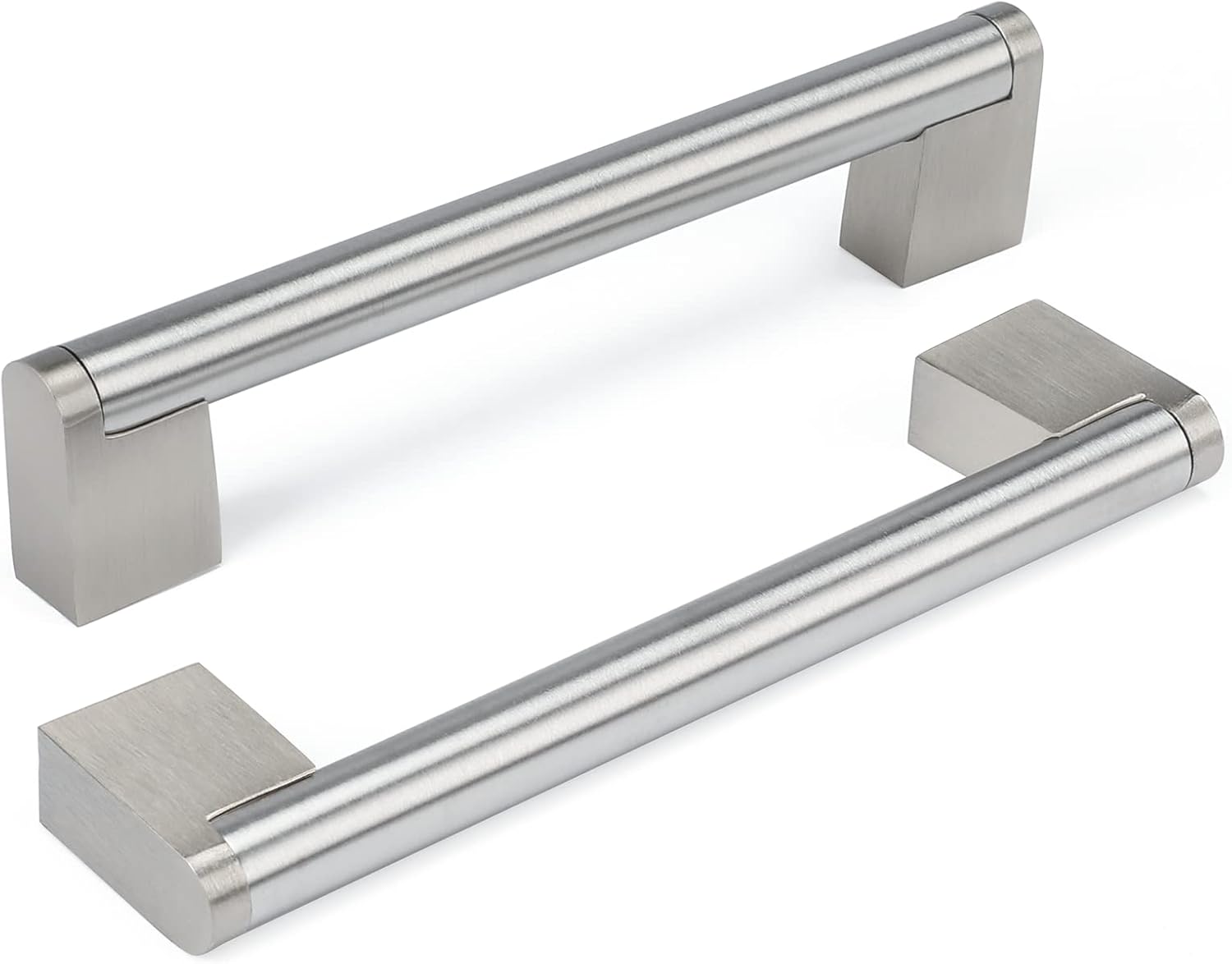 Lot de 10 Poignee de Meuble Cuisine Inox Poignée de Porte Entraxe 128mm ...