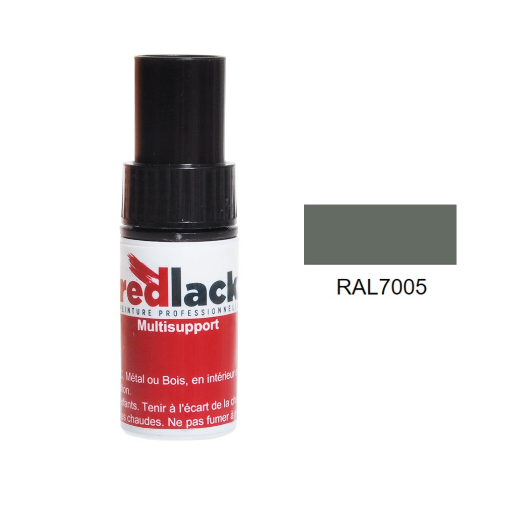 Bote pintura retoque Gris ratón RAL 7005 Brillo multisoporte Redlack ...