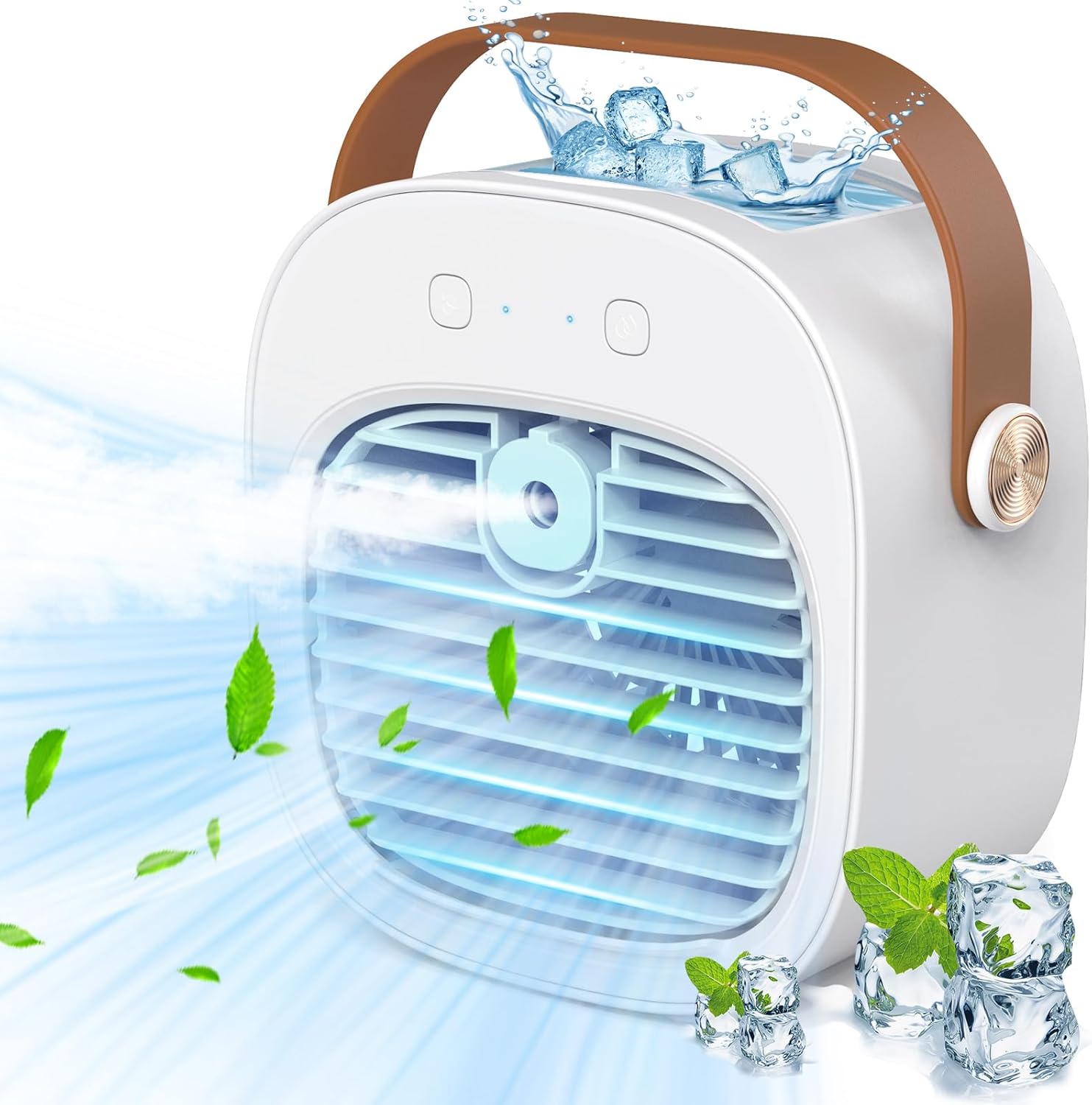 Aire acondicionado portátil - Mini aire acondicionado recargable, 3 ...