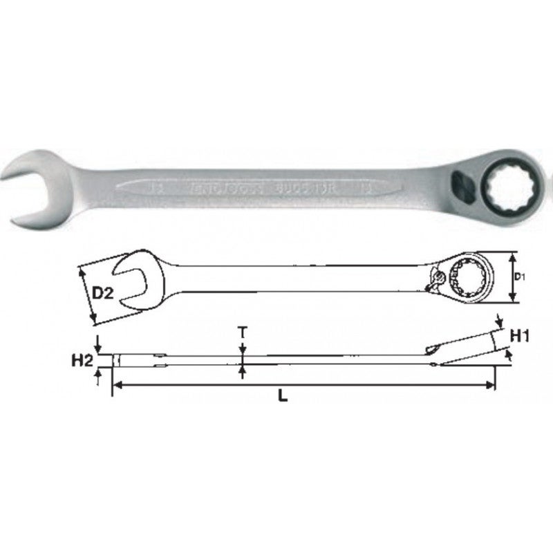 Llaves combinadas con carraca reversible | Leroy Merlin