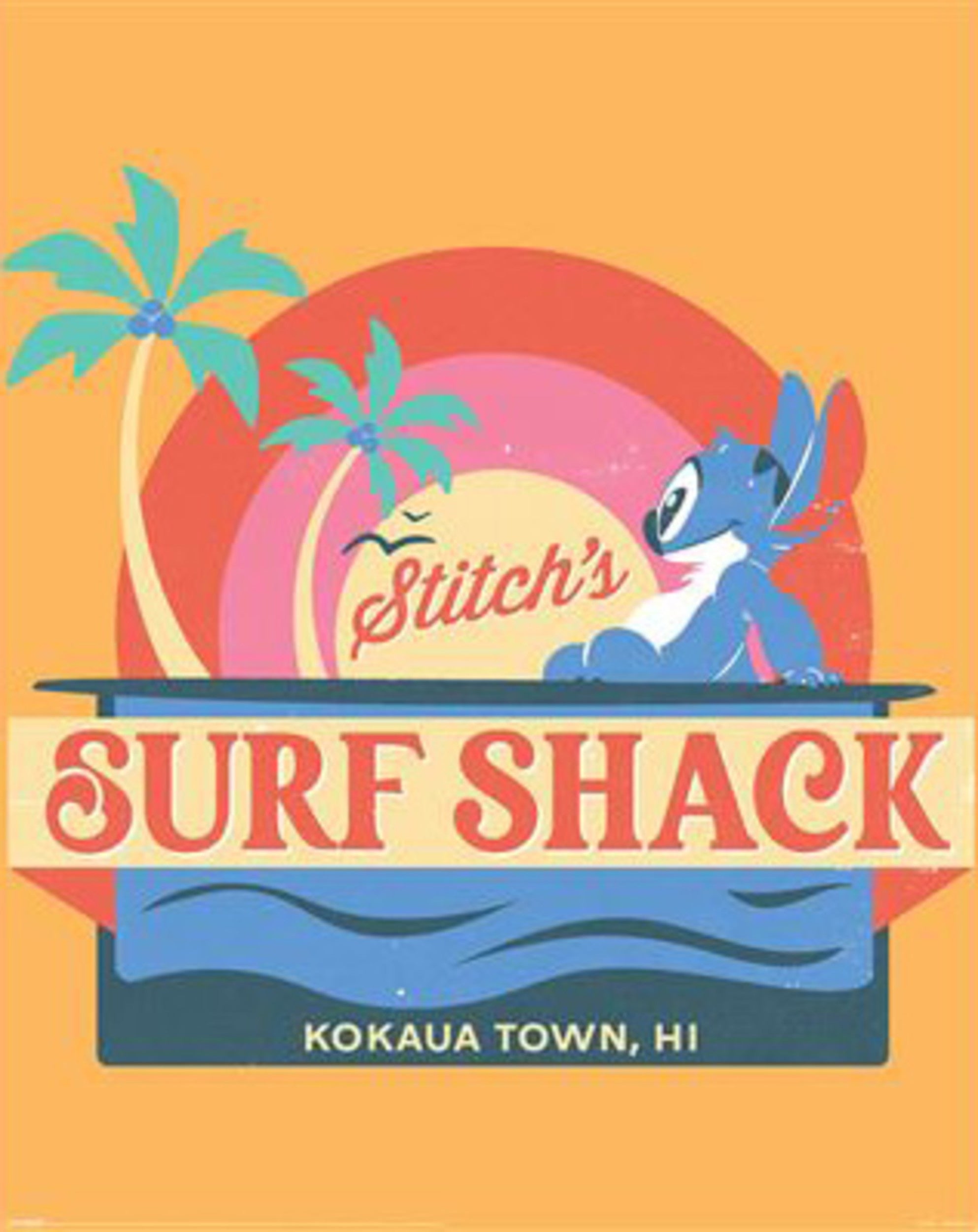 Poster Stitch - Surf Shack 40x50cm | Leroy Merlin