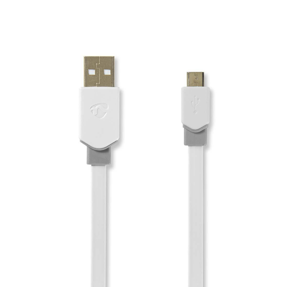 Cable USB - USB 2.0 - USB-A Macho - USB Micro-B Macho - 480 Mbps ...