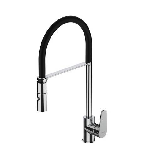 MEZCLADOR DE FREGADERO SEMI-PRO ESMERALDA C/DOC. BARRIL DE METAL Y PVC ...