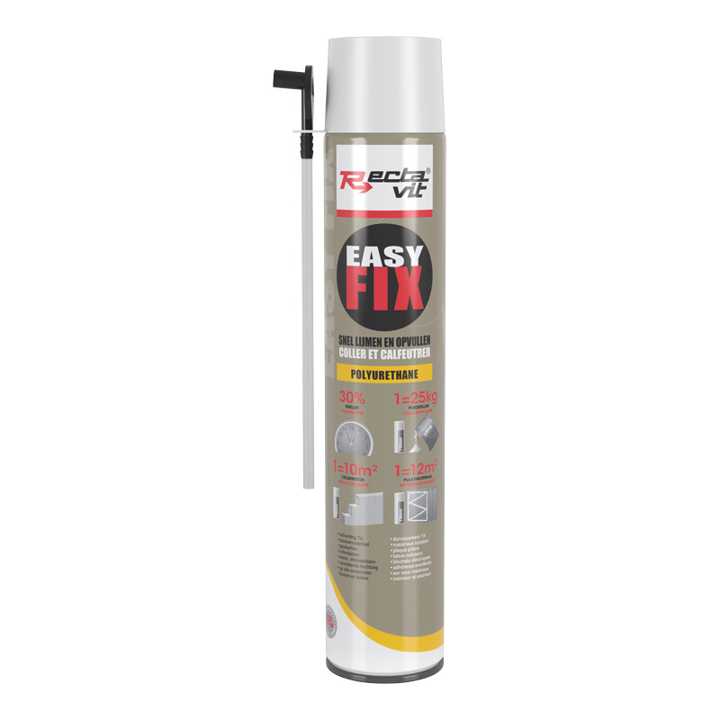 Mousse polyuréthane de montage easy fix - Version : Manuelle - RECTAVIT ...