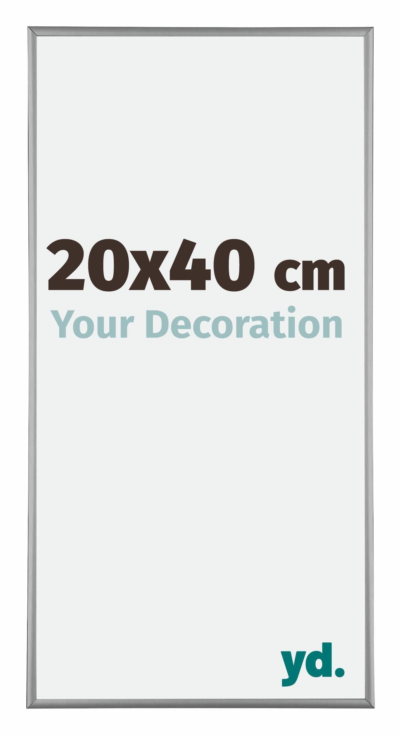 Yd. Cadre photo 20x40 cm - Platine - Aluminium - Kent | Leroy Merlin