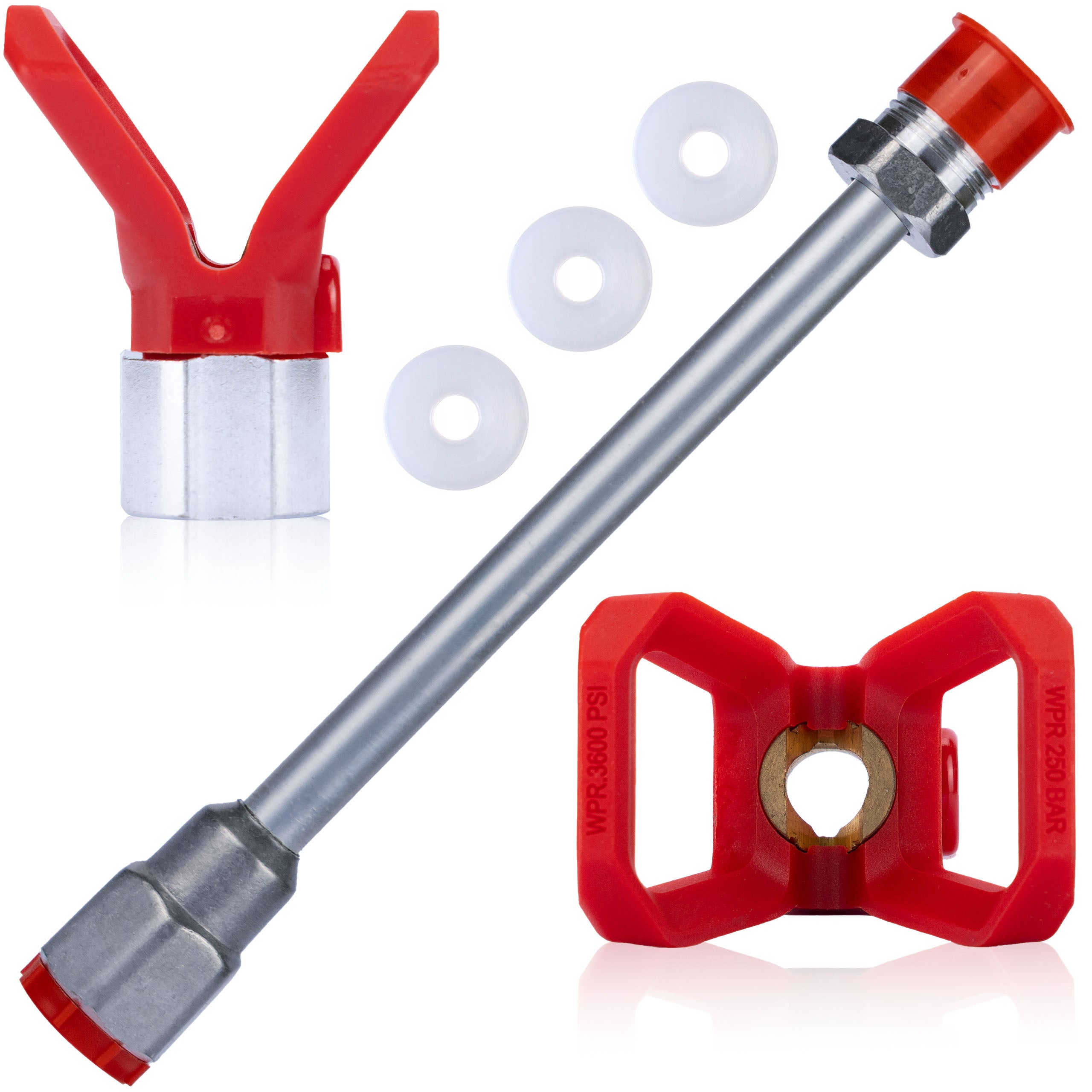 Set Accessoires pour Pistolet à Peinture – Lance 30 cm | 4 Joints 7/8 ...