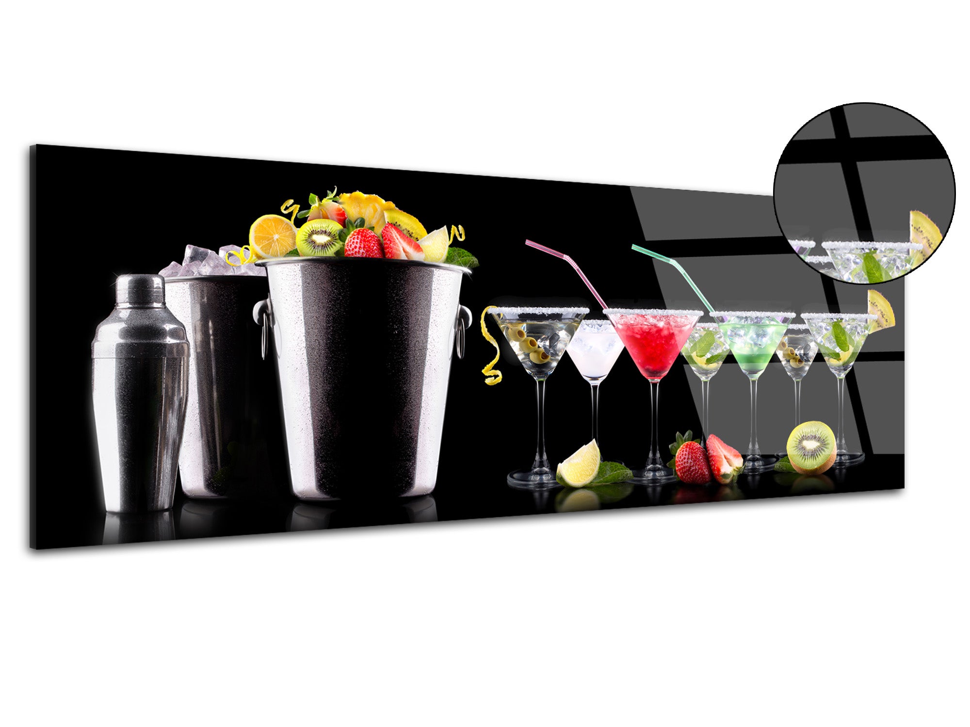 Tableau Plexiglas déco photo Cocktail Party | Leroy Merlin