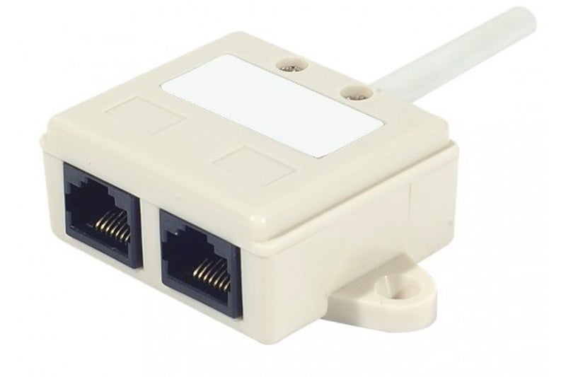 CONECTICPLUS Doubleur rj45 pour câblage réseau + tél | Leroy Merlin