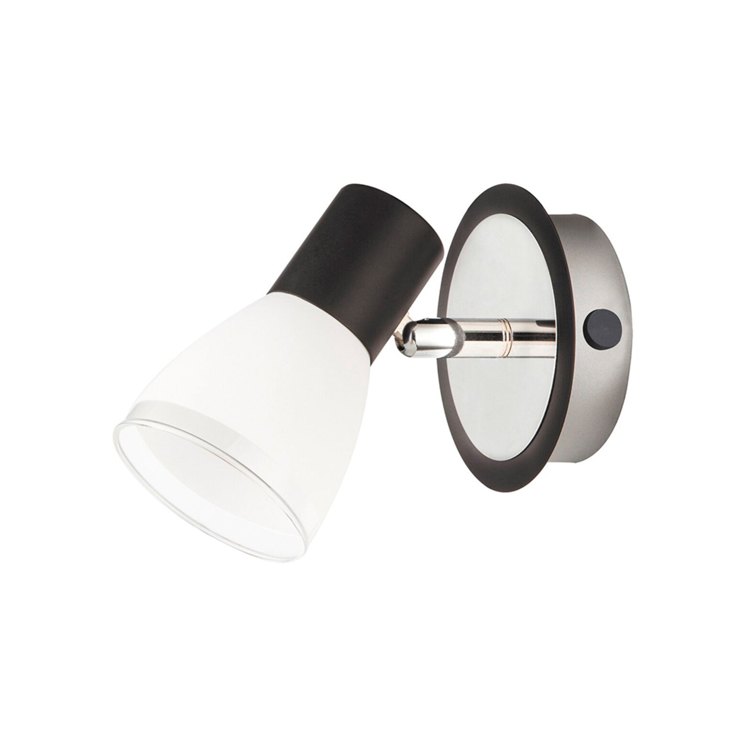 Spot E14 Crystal Black Metal IP20 Switch IP20 ATI | Leroy Merlin