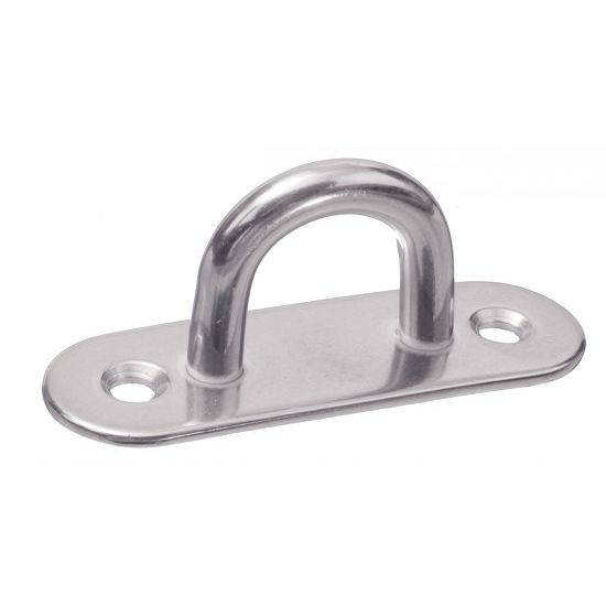 (Lot de 5) Pontet sur platine oblong embouti et soudé - Inox A2 Ø5 mm ...