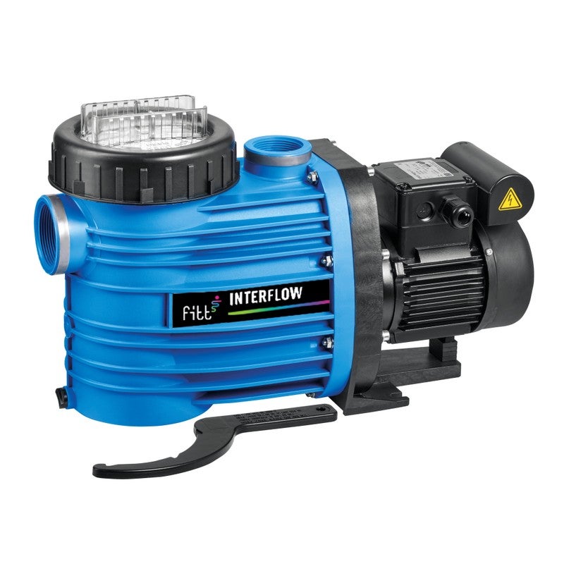 Pompe piscine silence FITT INTERFLOW 970W débit 14m³/h 230V monophasée ...