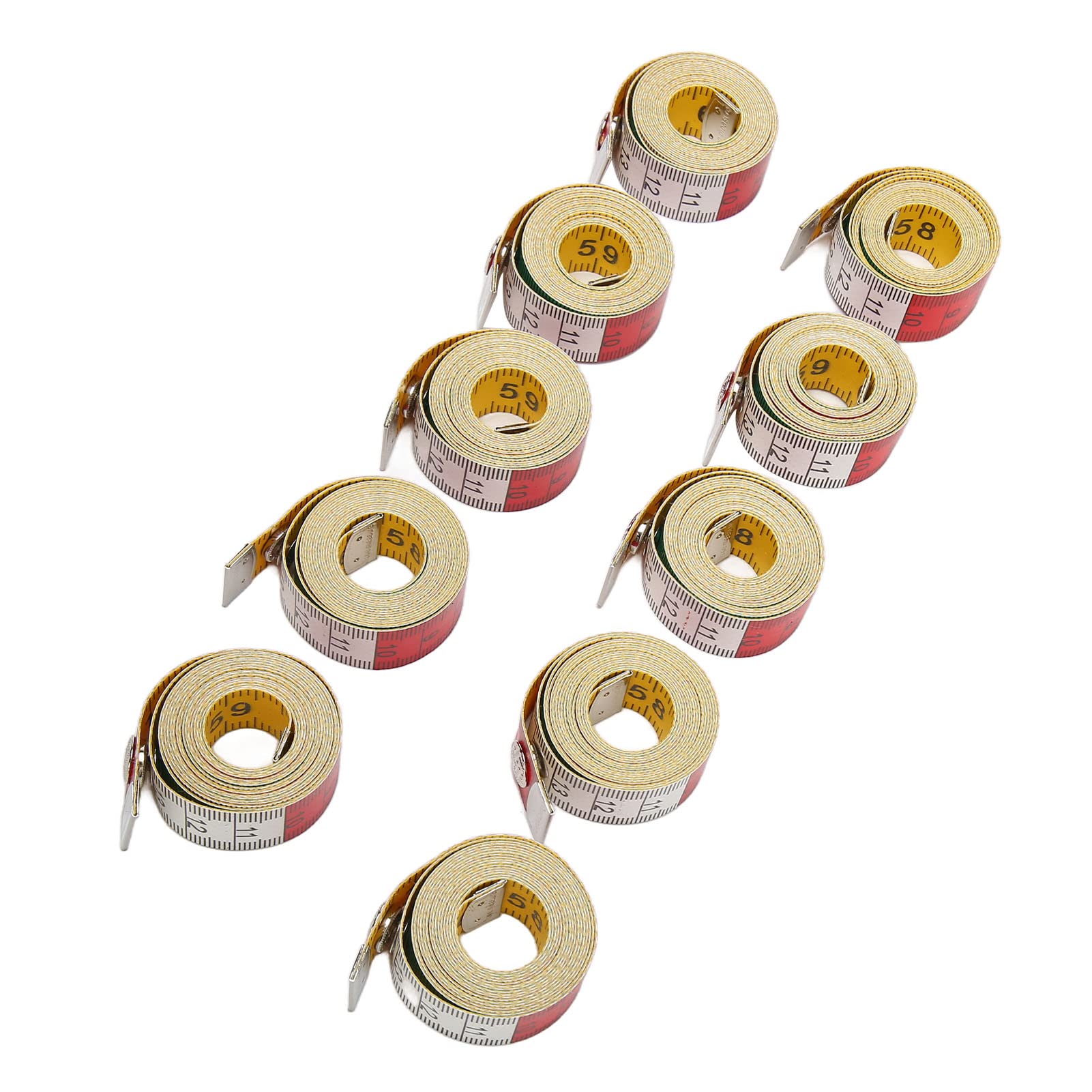 10 cintas métricas suaves de 60 pulgadas y 150 cm, de doble cara ...