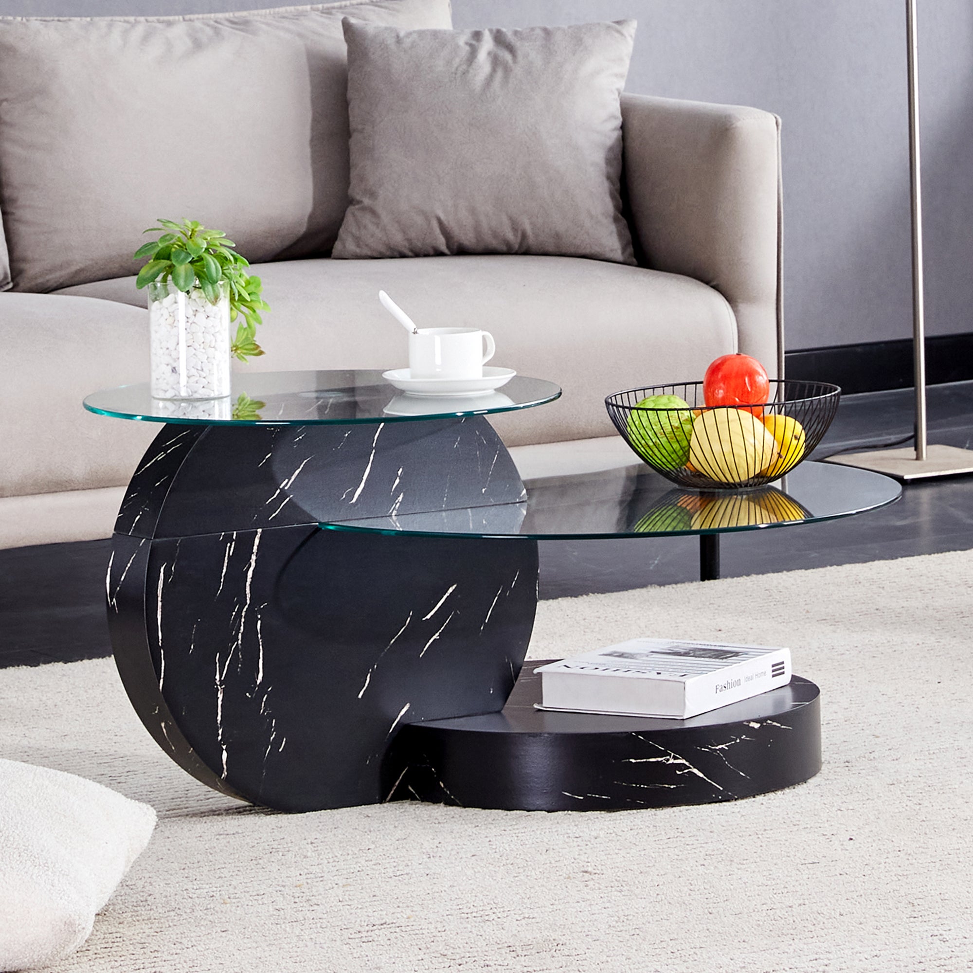 Modern minimalist glass texture, modern design, high-quality MDF ...