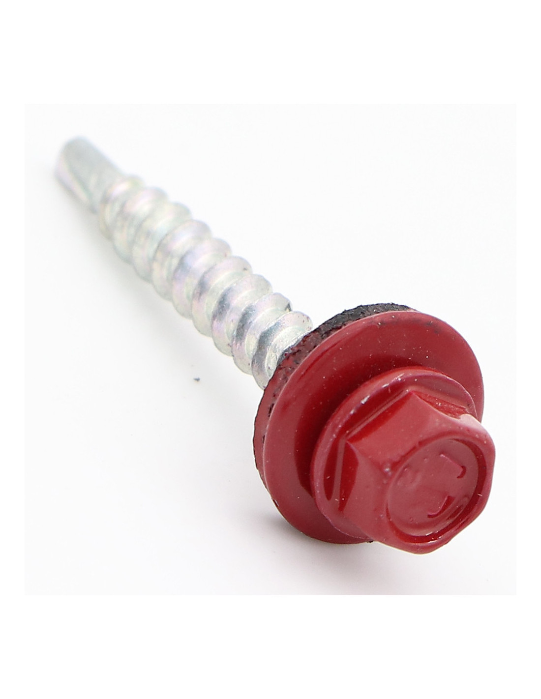 Vis autoperceuse Tête hexagonale TH 4.8X19 Rondelle d"étanchéite avec joint néoprene EPDM Acier ...