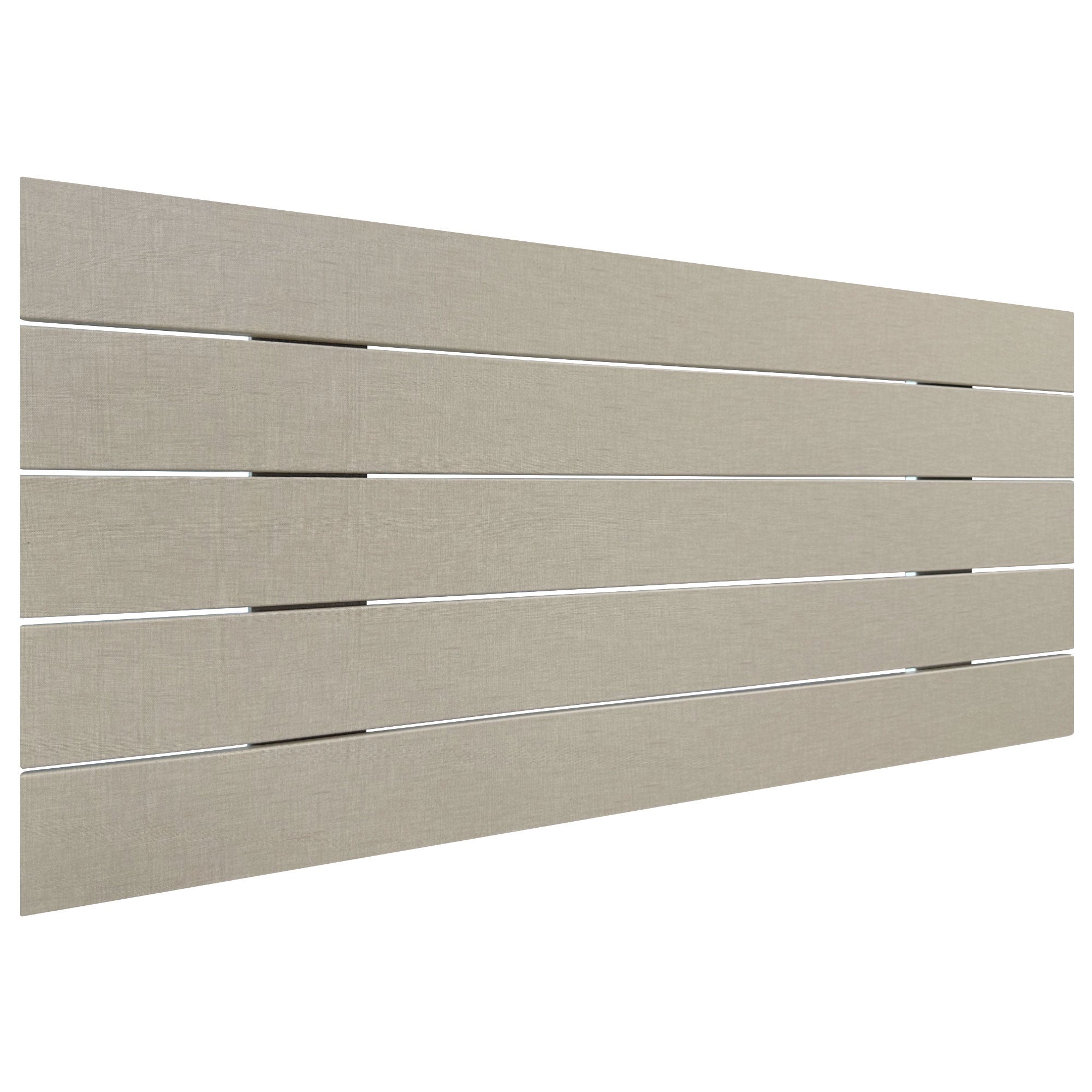 DHOME Tête de lit en bois recyclé MDF Style Palette Horizontale Lit en ...