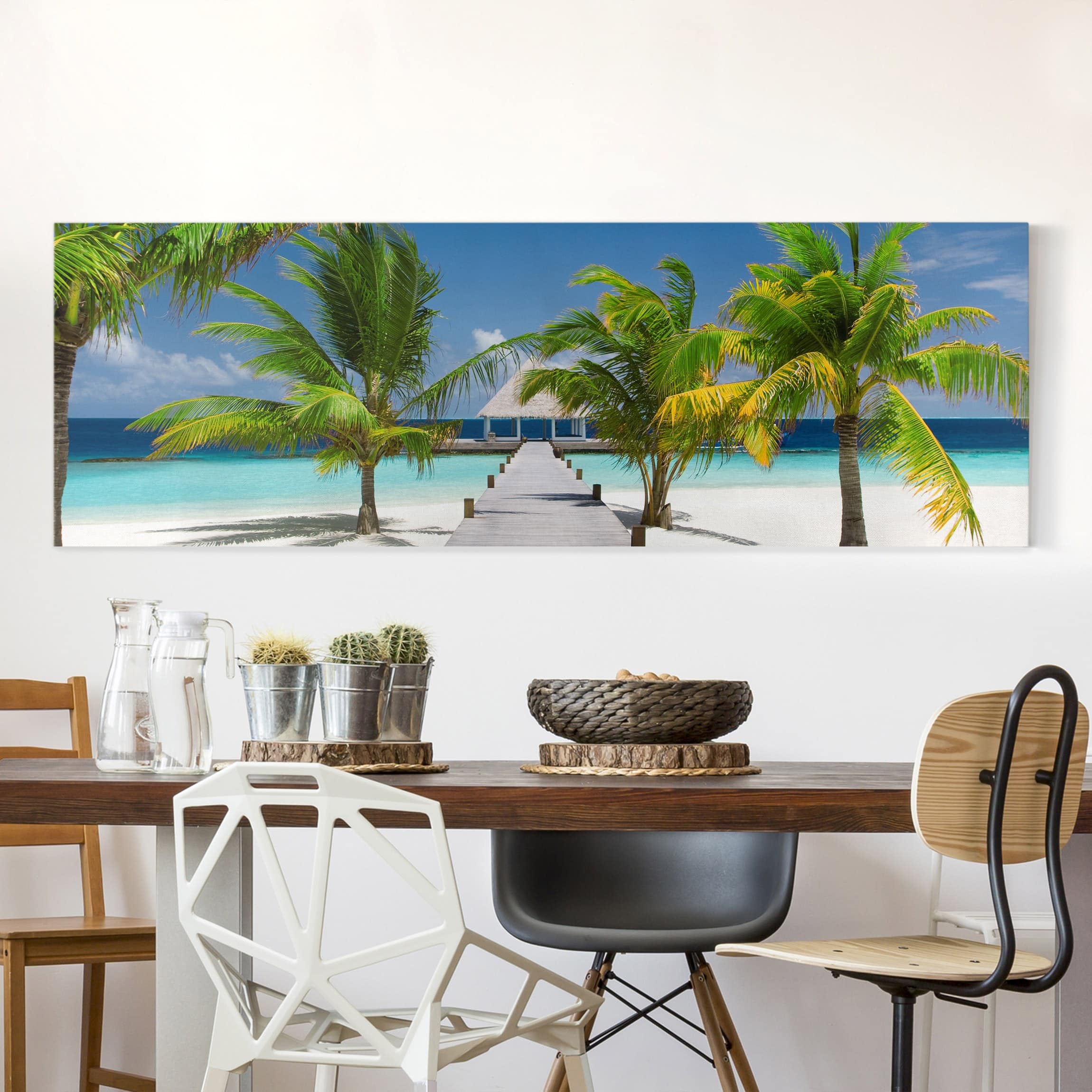 Lienzo cuadro en lienzo bastidor impresion en lienzo azul paisaje ...