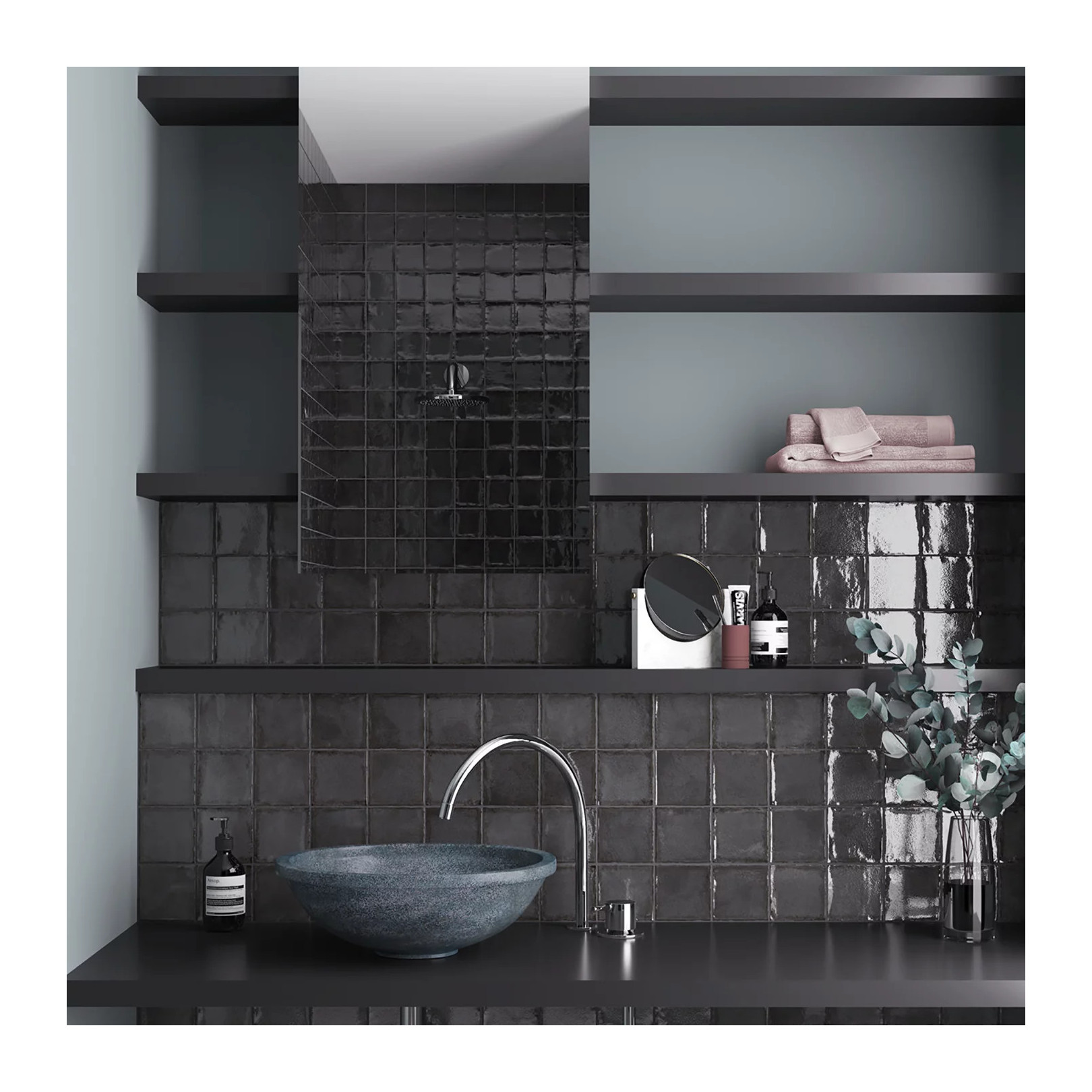 Cornière Carrelage mural faïence effet zellige ALTEA Bullnose Jolly ...