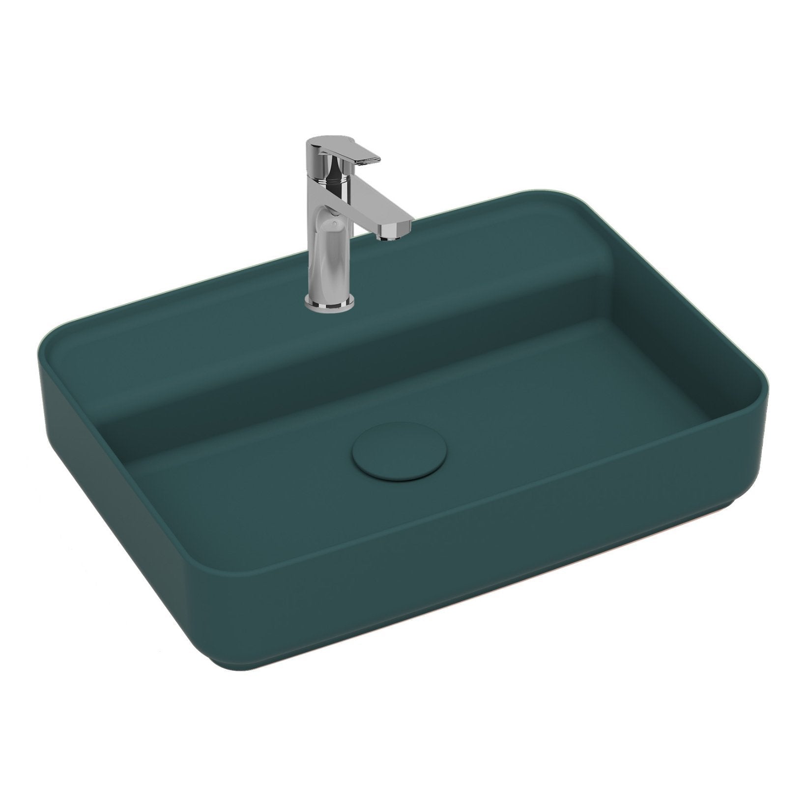 Lavabo à poser Isvea Salle de bain Vert Pétrole | Leroy Merlin