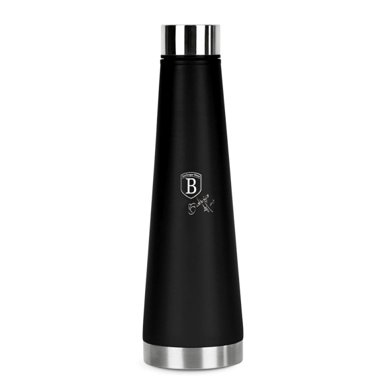 Bouteille en acier inoxydable 0,4 l Matte Black Collection | Leroy Merlin