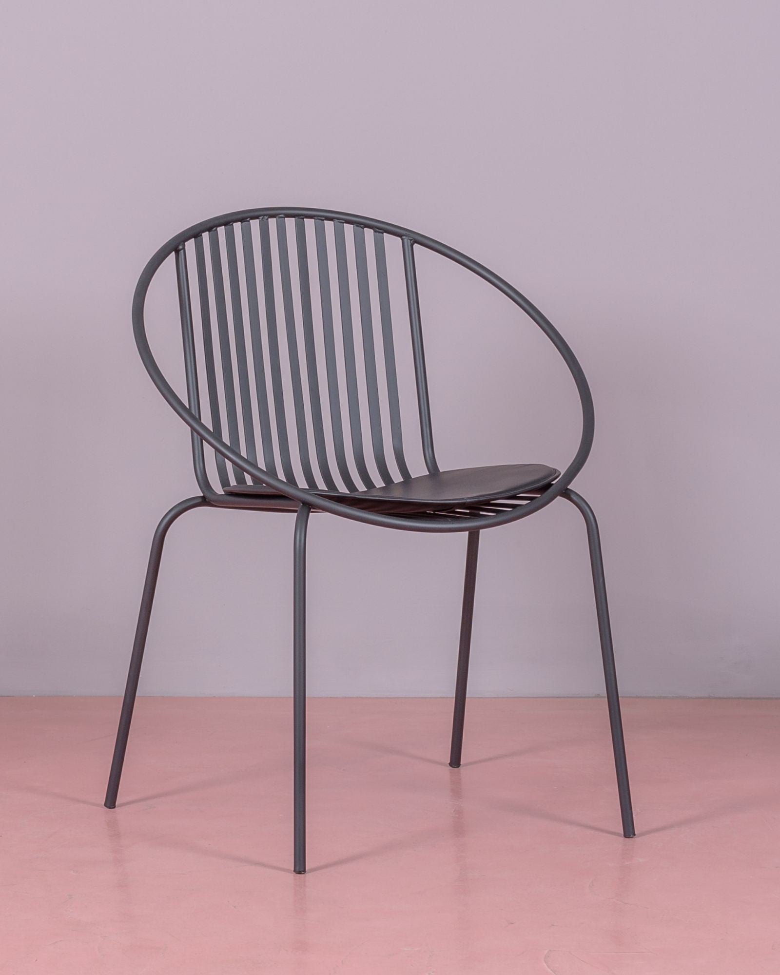 Silla metálica apta para exterior - Bali - Nest Dream - Negro | Leroy ...