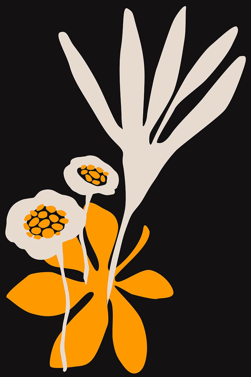 Tableau fleurs colchiques - 60x90cm | Leroy Merlin