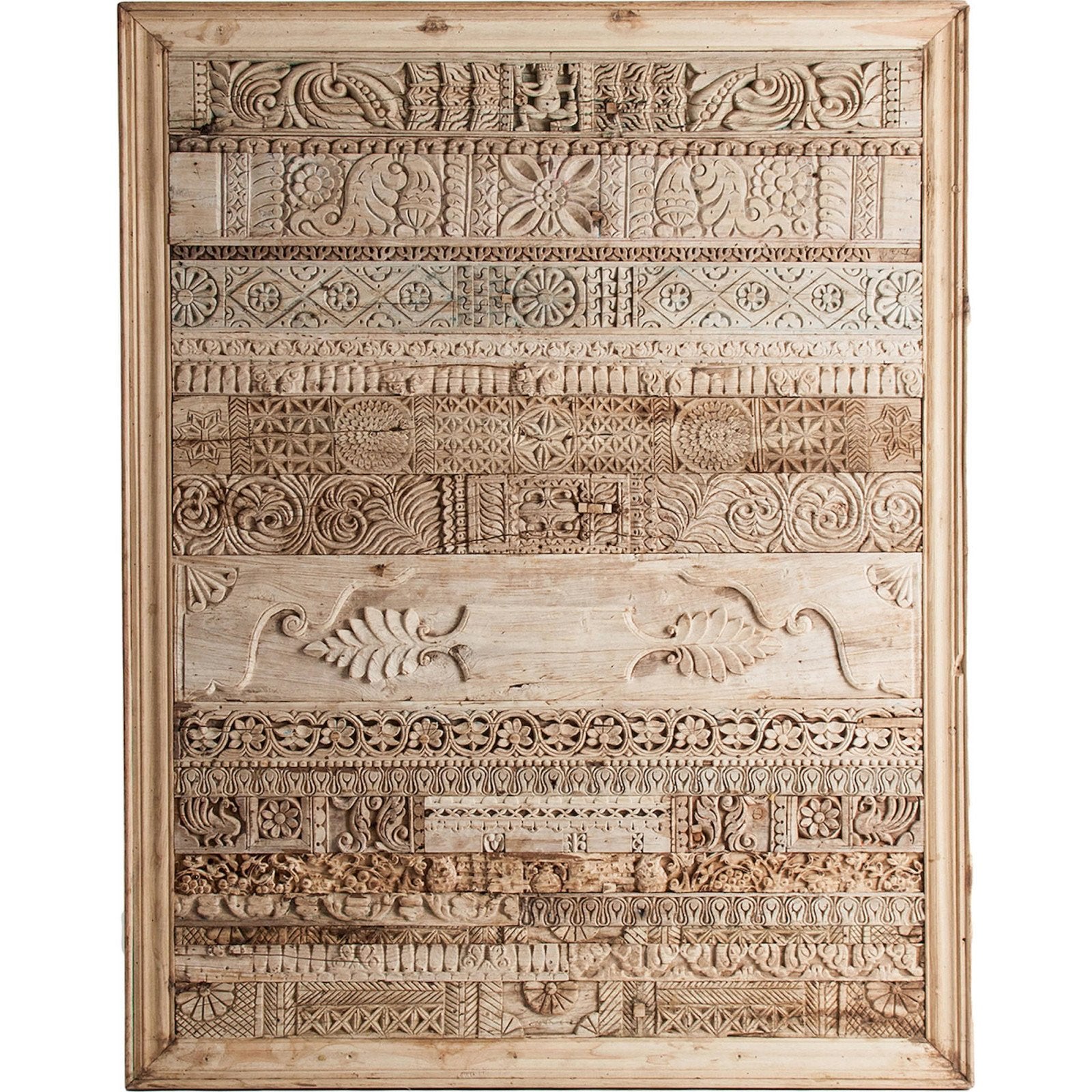 Panneau décoratif askale 120 x 6 x 160 cm Crème | Leroy Merlin