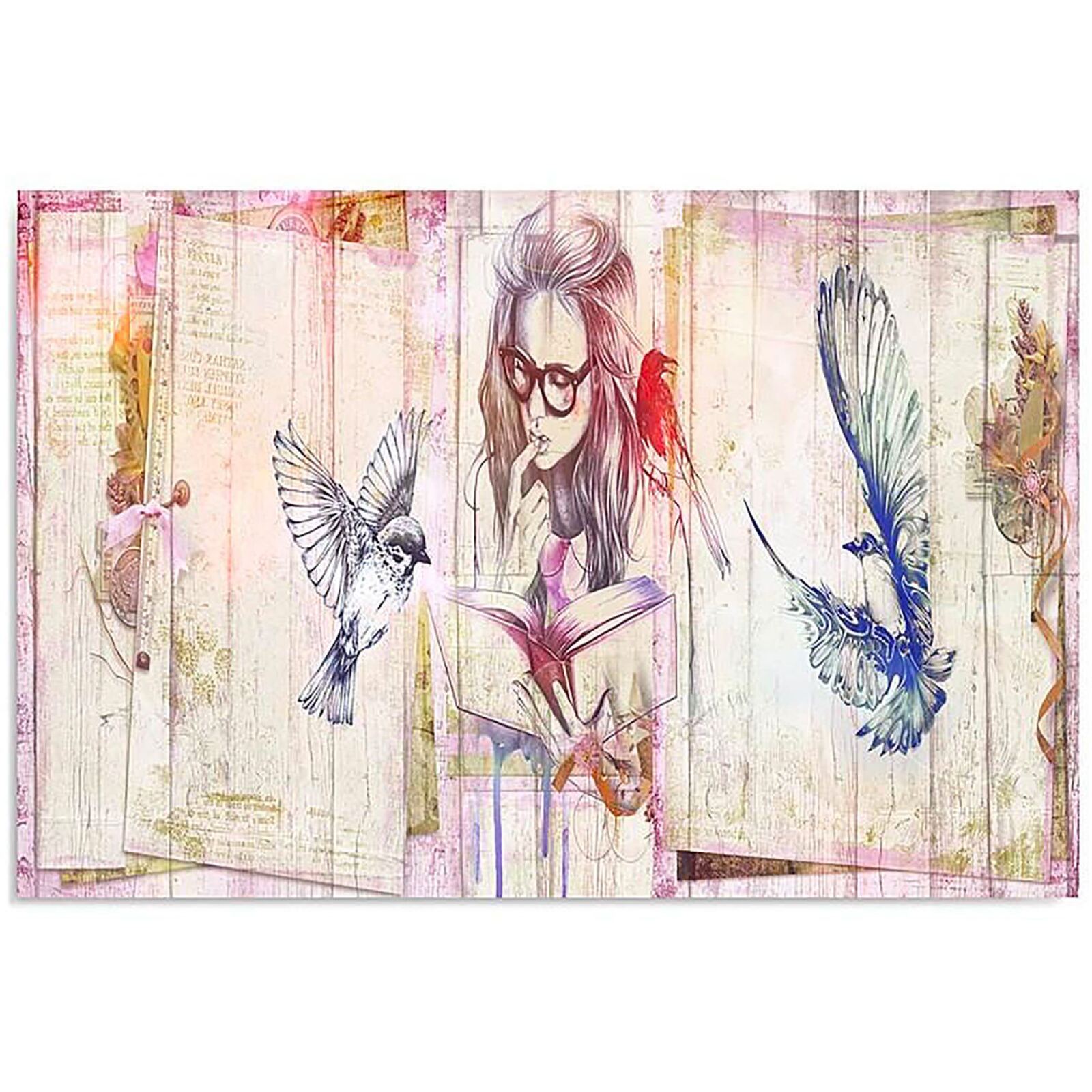 Tableau avec le livre - 120 x 80 cm | Leroy Merlin