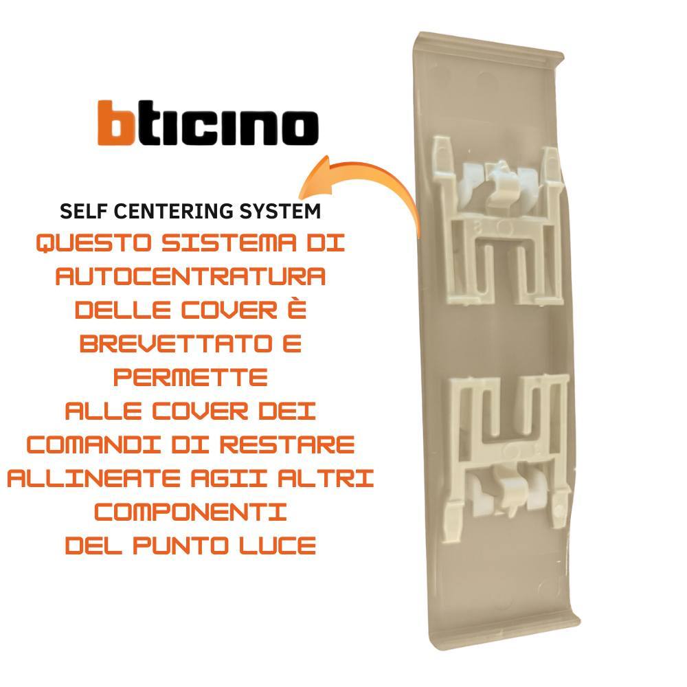 BTicino KM05 Vivant maintenant | cache commande volet roulant 1M ...