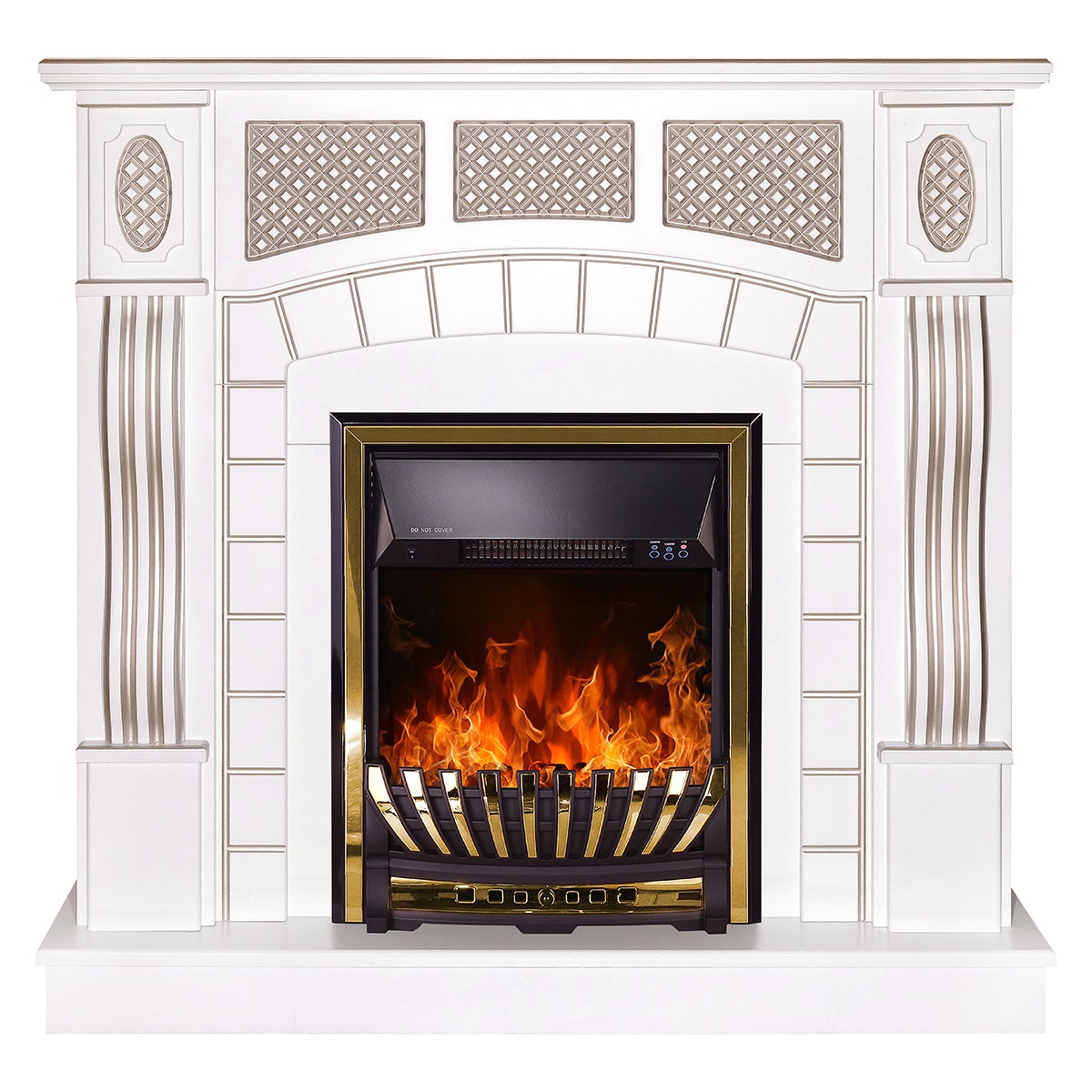 Cheminée électrique Amsterdam & Meridian Art Flame, 1120 x 1150 x 300 ...