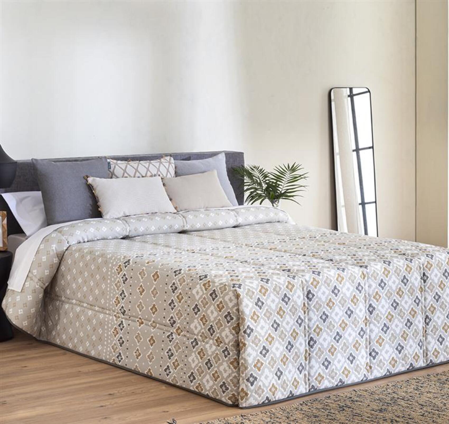Edredón Conforter Toledo Beige para cama de 105 cm | Leroy Merlin