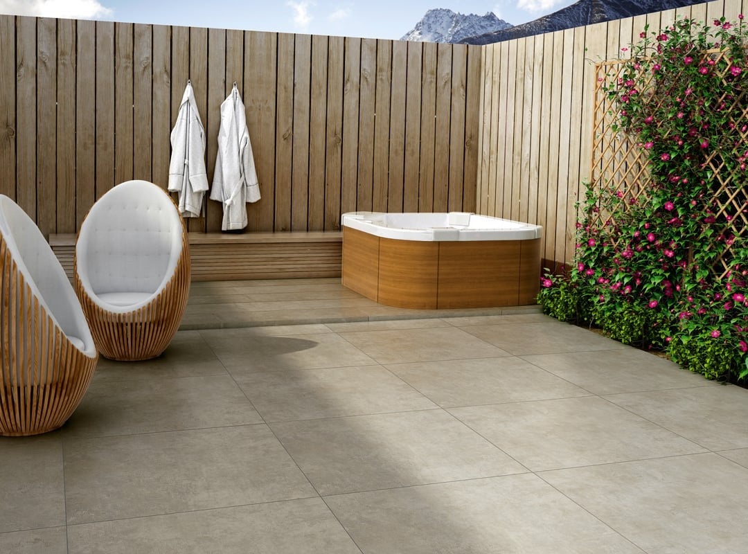 Ciment sand - Carrelages 90x90 cm R11 10 mm - CST 3001 90x90 R11 ...