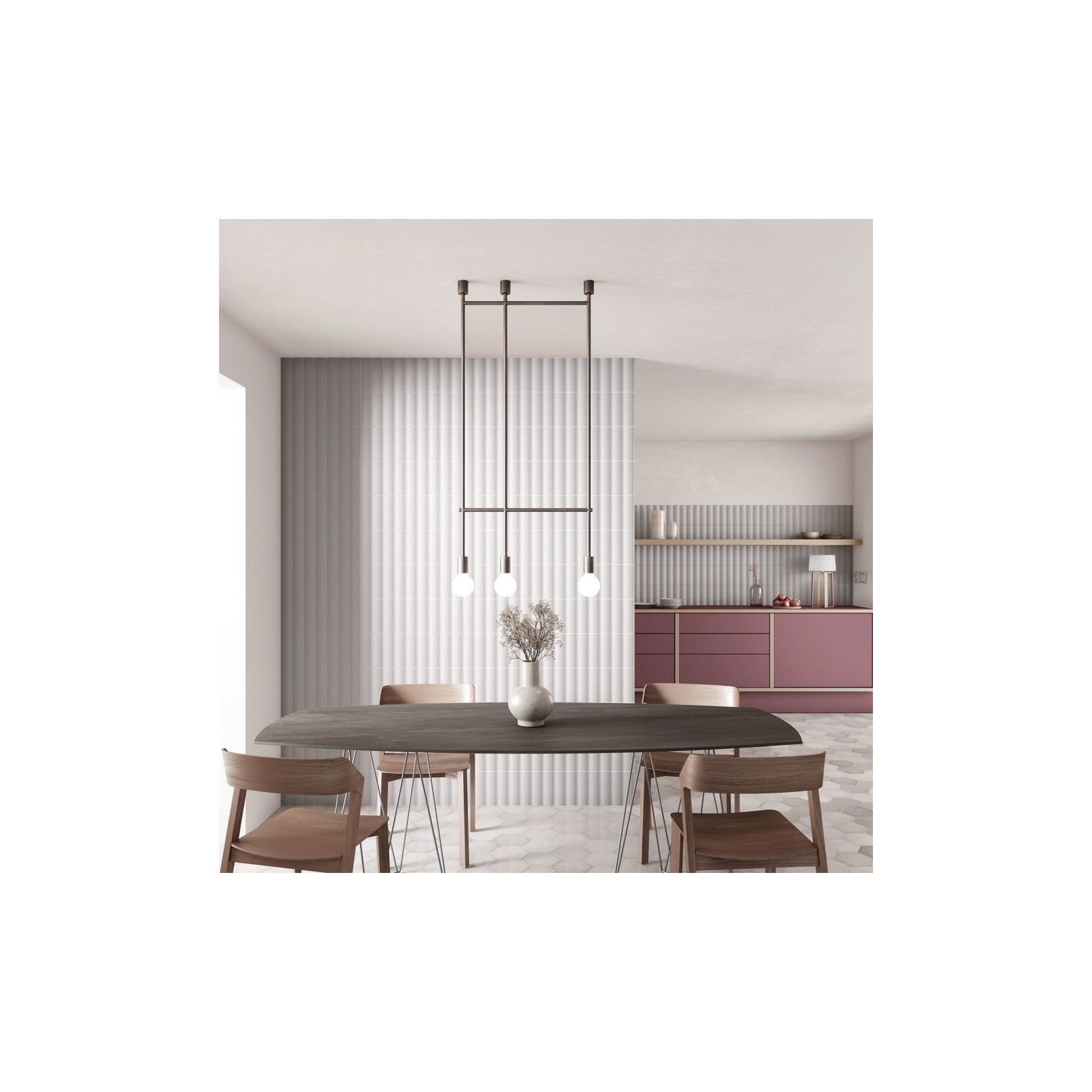 Cornière Carrelage mural faïence effet graphique DOME 20x6.5cm Jolly ...