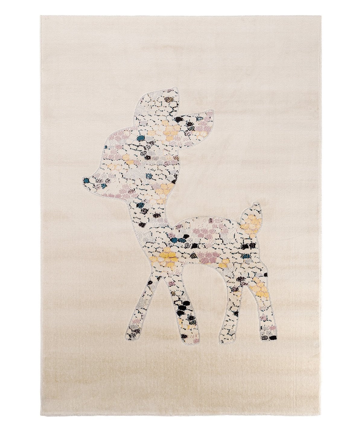 Tapis enfant doux à poils ras FAON 160 x 230 cm | Leroy Merlin
