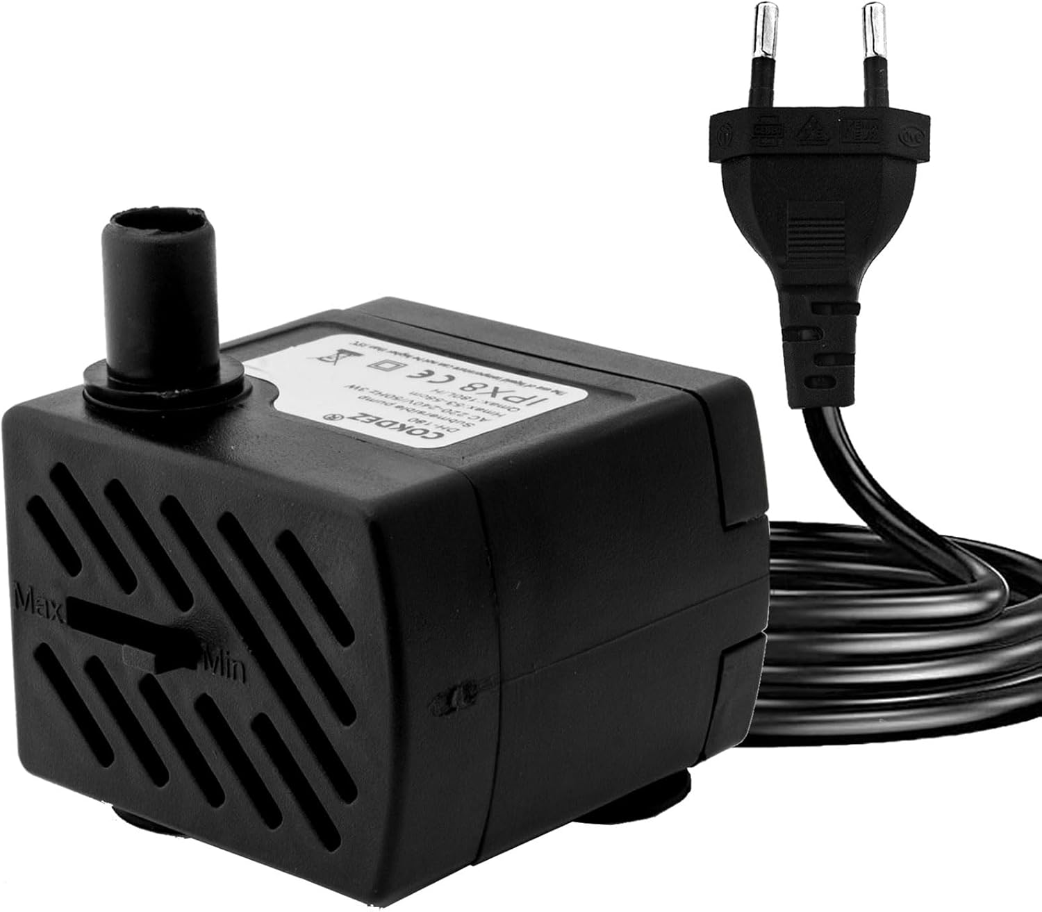 3W Mini pompe submersible, petite pompe de fontaine 180 L/H, pompes à ...