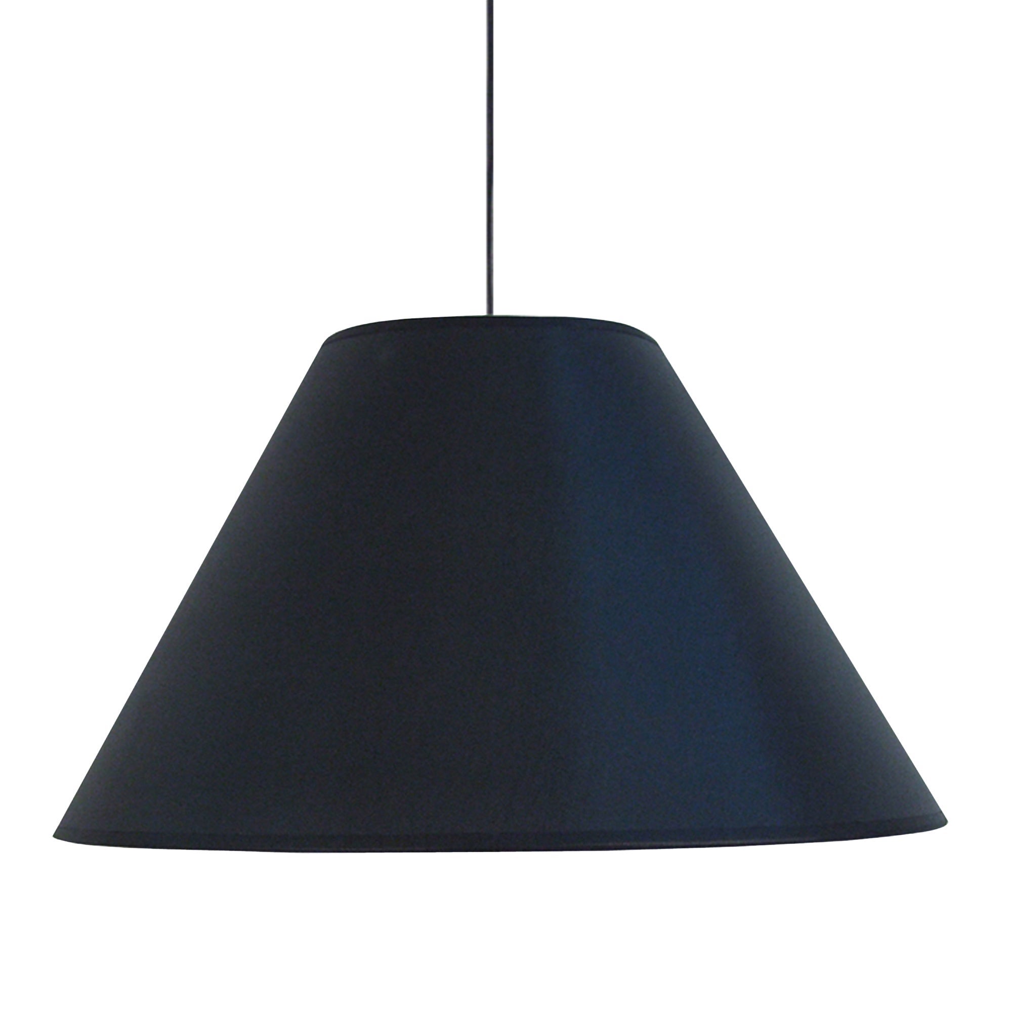ABJ.EMPIRE - Suspension conique tissu noir | Leroy Merlin