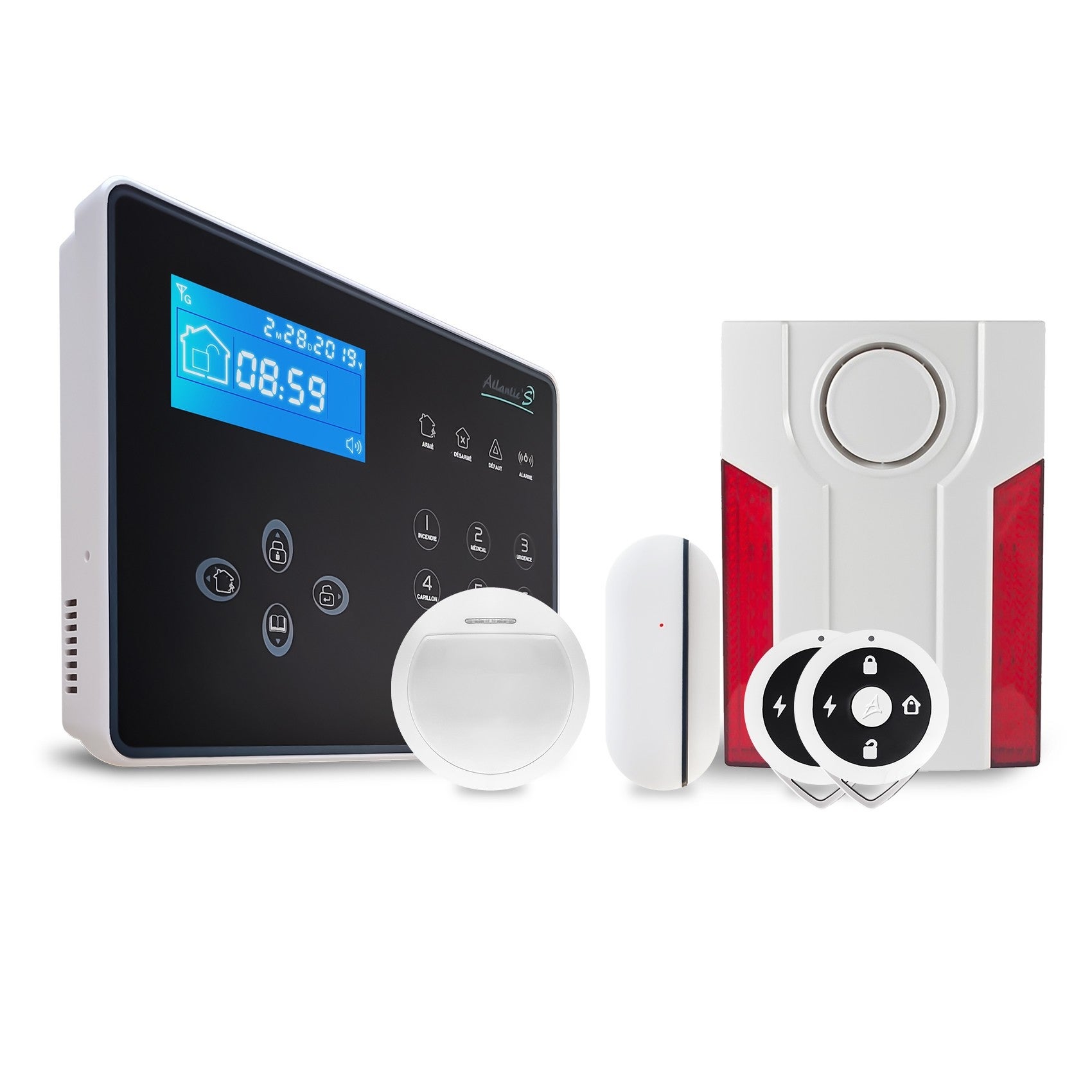 Kit de alarma inalámbrica NEOS 1 MD-334R | Leroy Merlin