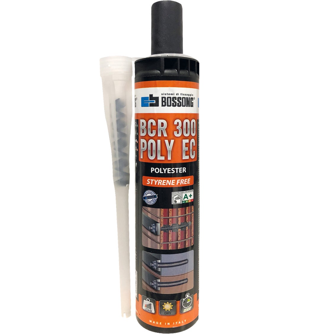 CHIM D'ANCRAGE BOSSONG BCR300 POLY EC 300 ML | Leroy Merlin