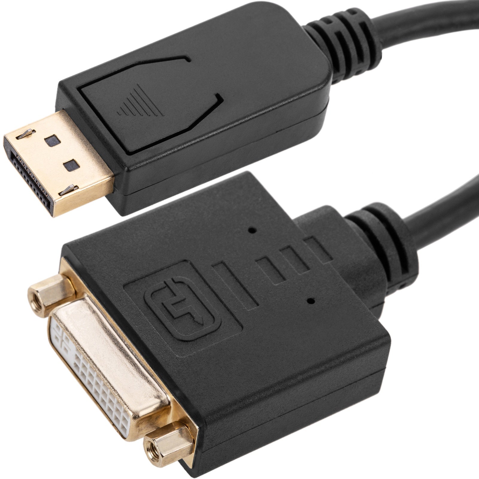 Adaptateur avec connecteur DisplayPort mâle vers connecteur femelle DVI ...