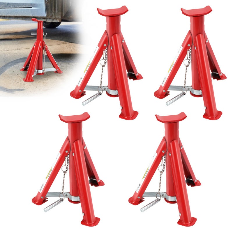 4pcs estable y seguro Jack Rack para la elevación，Soporta hasta 3T ...