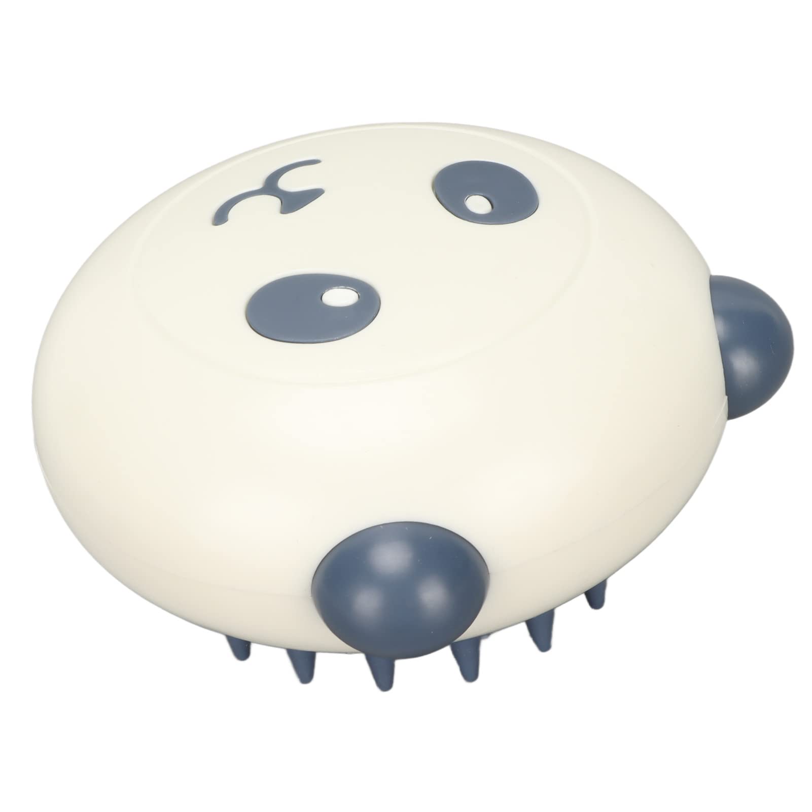 Brosse de bain en silicone, massage apaisant, forme panda, toilettage pour chiens et chats (bleu ...