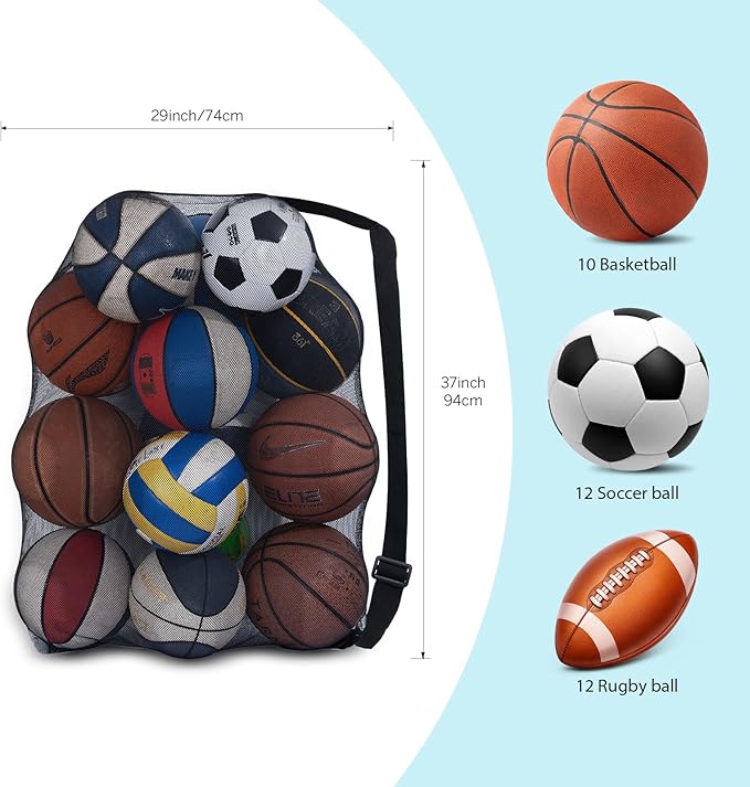 Grand sac à billes en maille pour pliage, sac en maille en Nylon ...