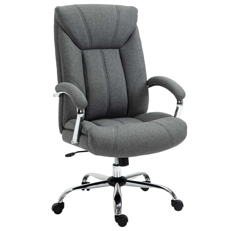 Chaise de bureau à bascule ergonomique, accoudoirs et appui-tête ...